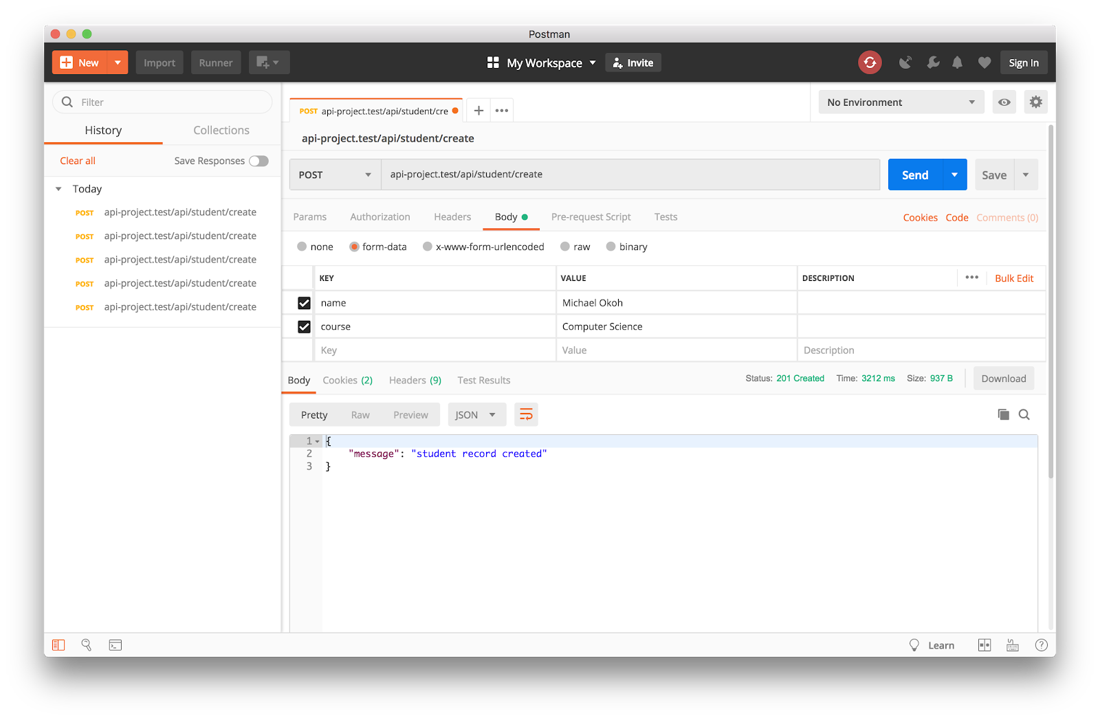 Building And Consuming A Restful Api In Laravel Php