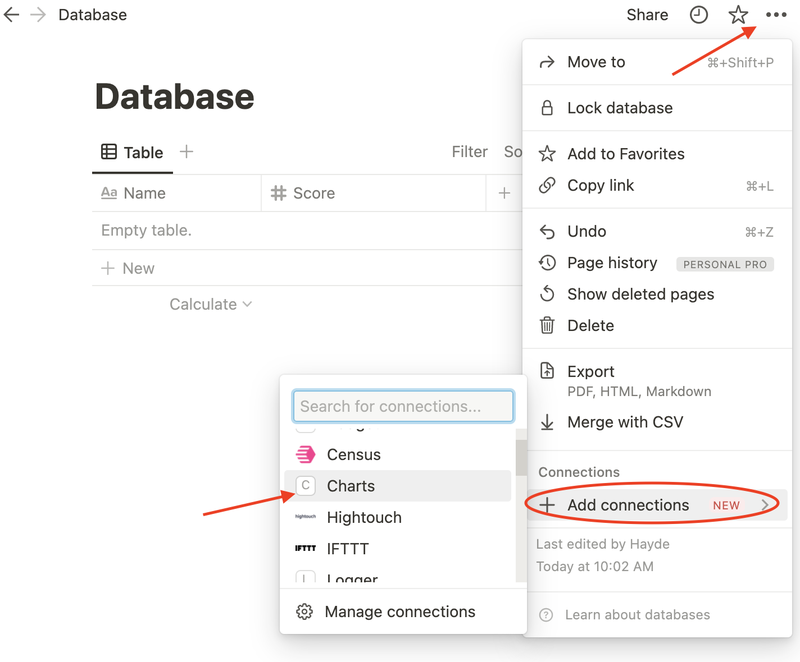 How To Make Charts In Notion Using Database Data And Node JS