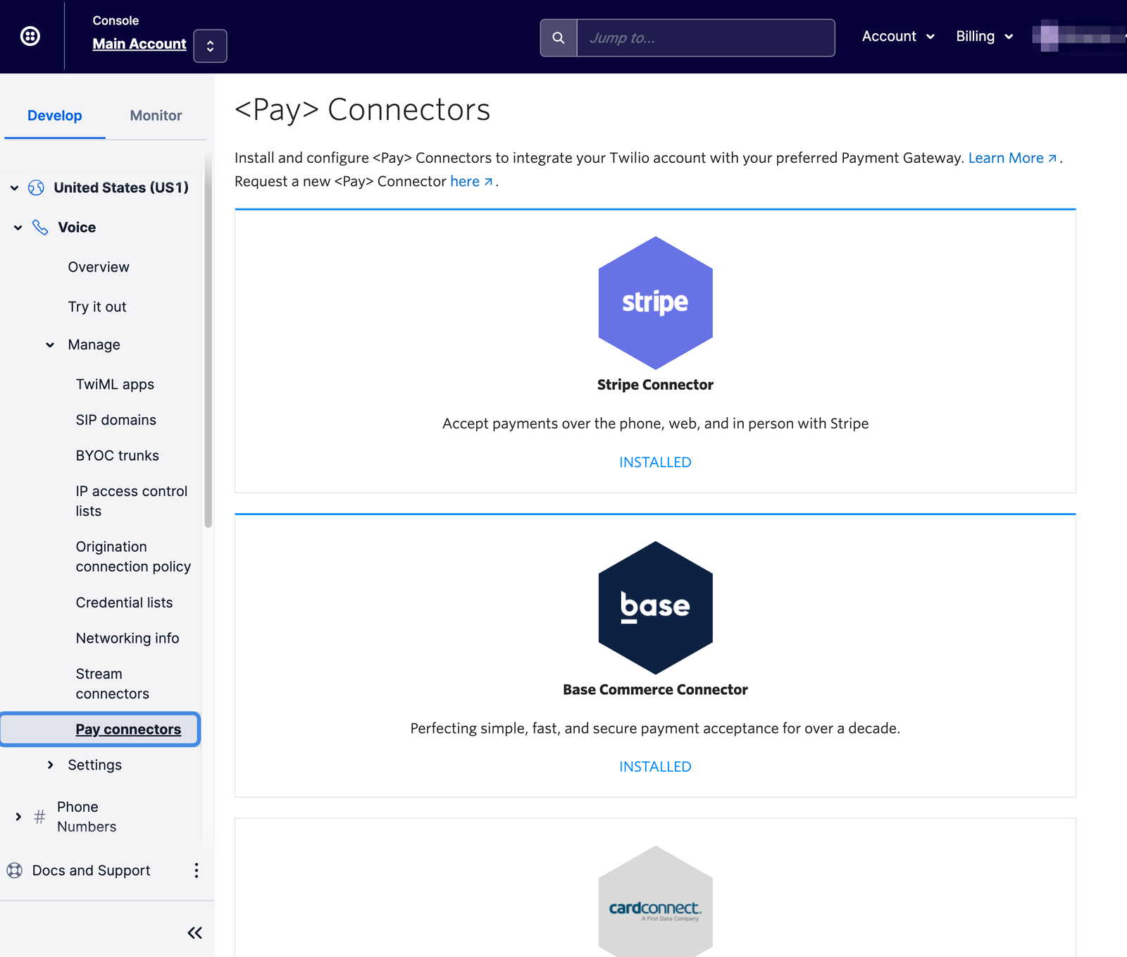 Pay Connectors | Twilio