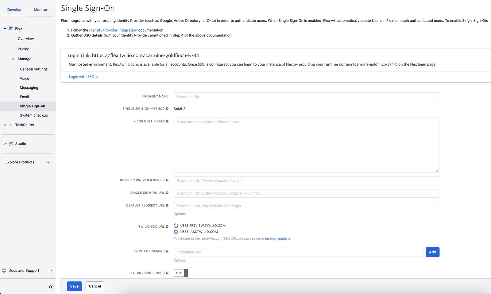 Configure Salesforce Sso With Twilio Flex Twilio