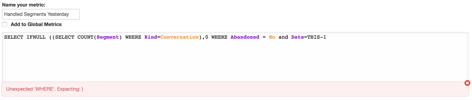 Working with Custom Metrics in Insights | Twilio