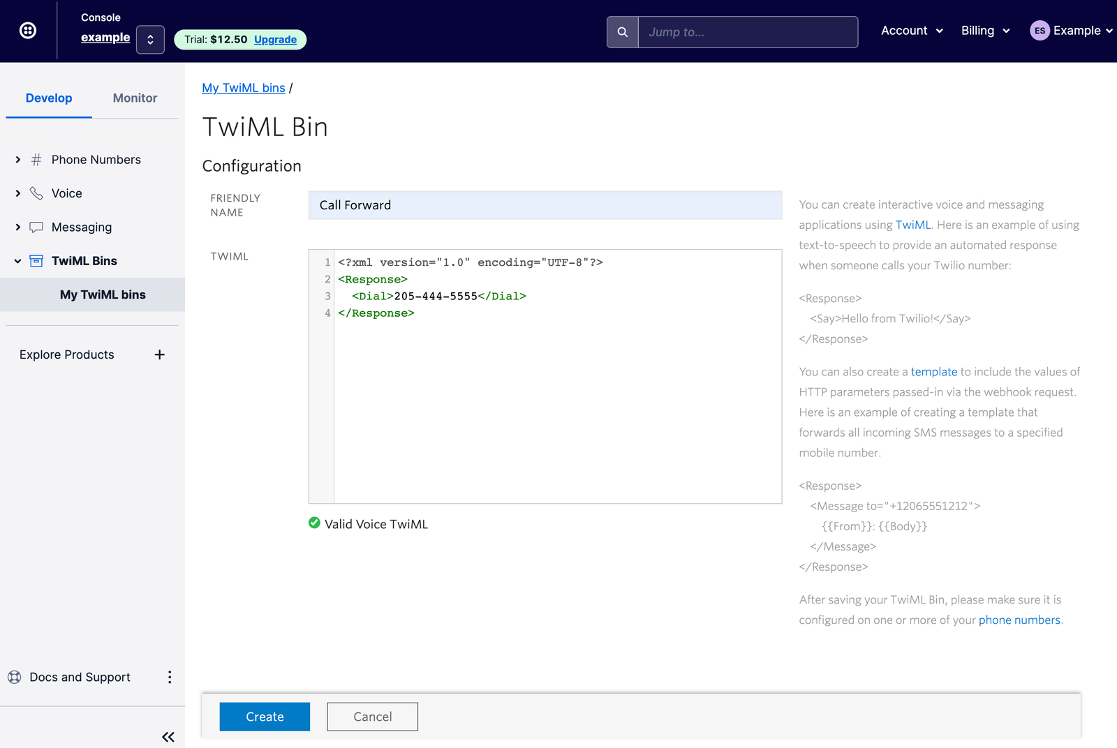 Migrating from twimlbin.com to Console Twimlbins | Twilio