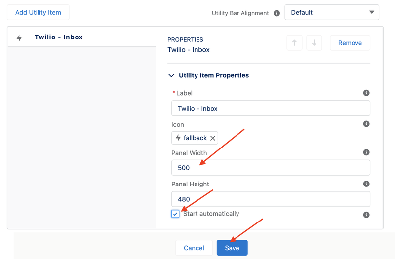Configure The Twilio For Salesforce Sms Inbox Twilio