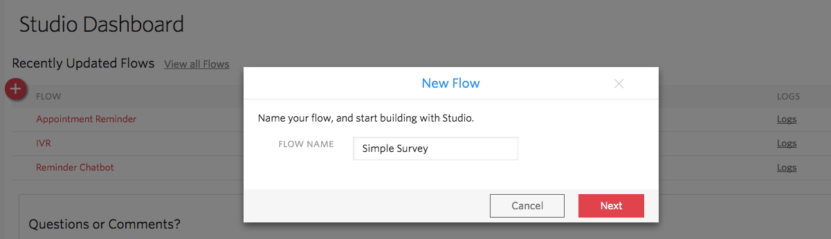 Conduct a Survey with Twilio Studio - Twilio