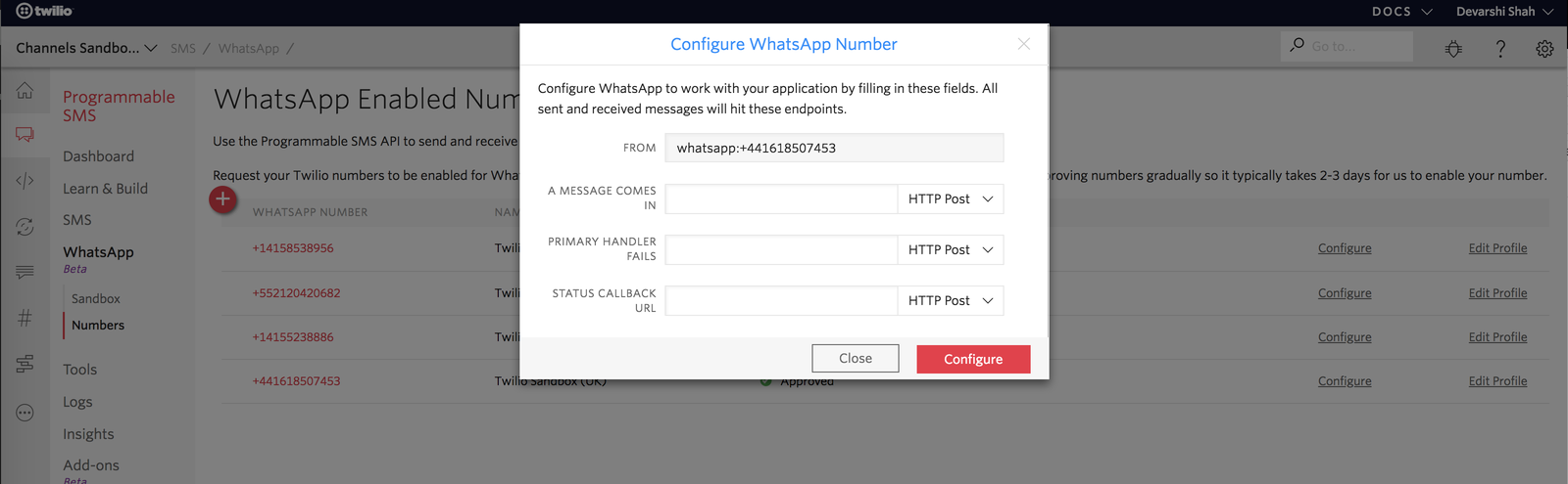 Twilio Api For Whatsapp Twilio