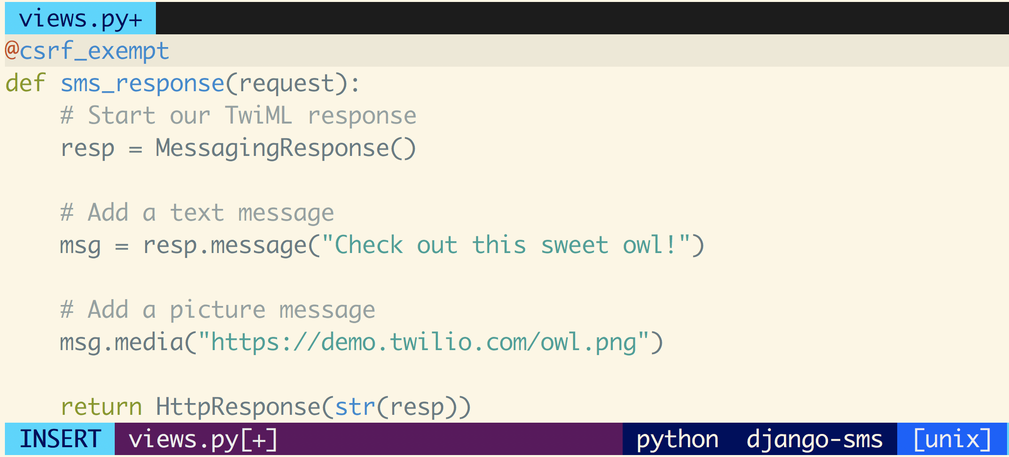 How To Receive And Respond To Text Messages In Python With Django And 